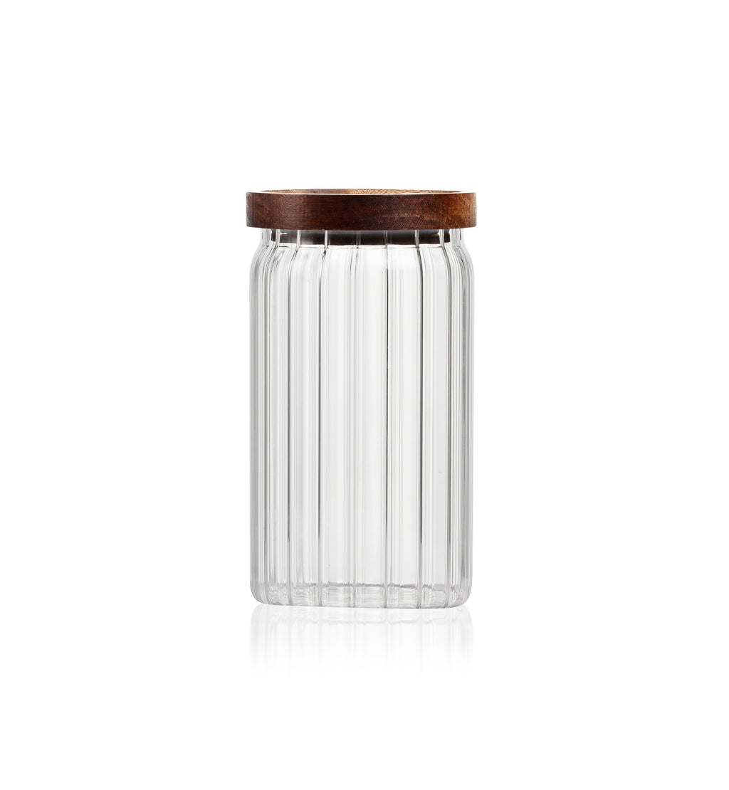 Ribbed Glass Jars — The Consol Shop Woodmead