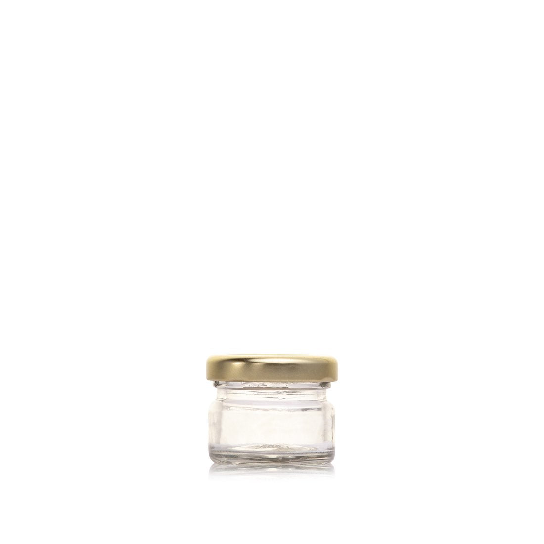 Consol Glass Mini Jar 28ml with Gold lid (48 Carton Pack) — The Consol ...