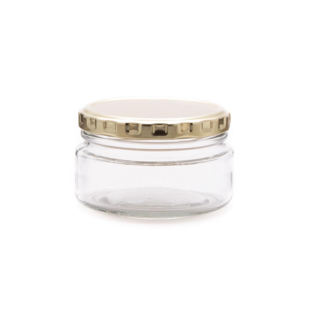 Consol Glass Dip Jar 200ml with Gold lid (24 Carton Pack) – The Consol ...