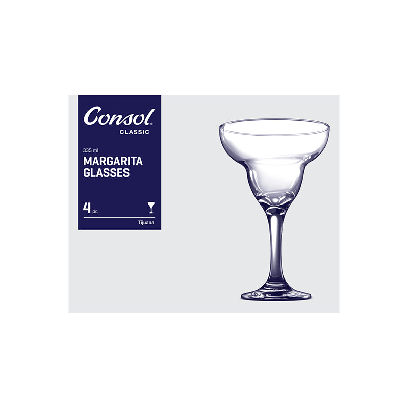 Consol Glass Tijuana Margarita 335ml 4 Pack – The Consol Shop Woodmead