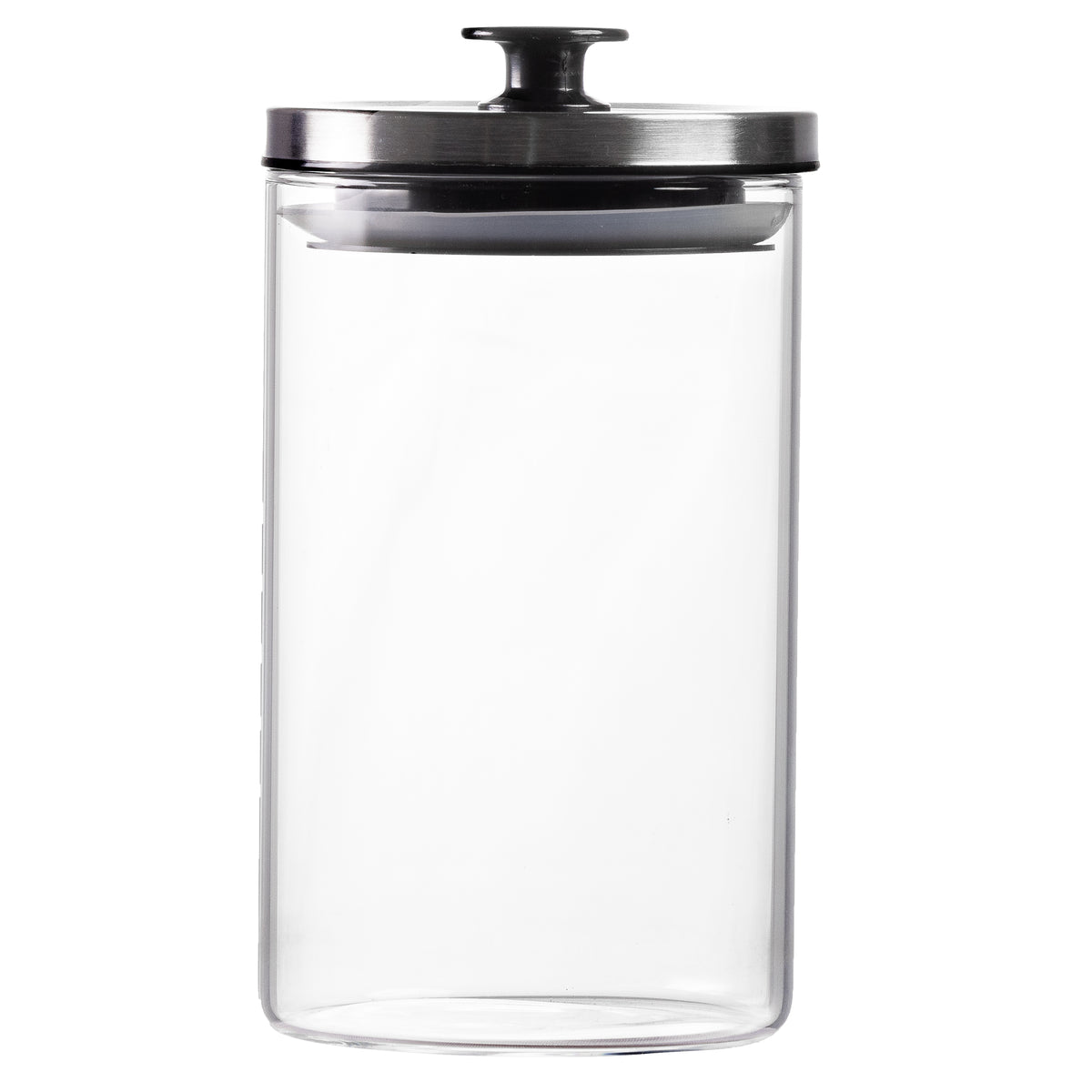Round Canister & Black Lid 950ml — The Consol Shop Woodmead
