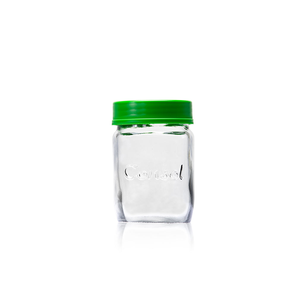 Consol Glass Preserve Jar 250ml with Coloured Lid – The Consol Shop ...